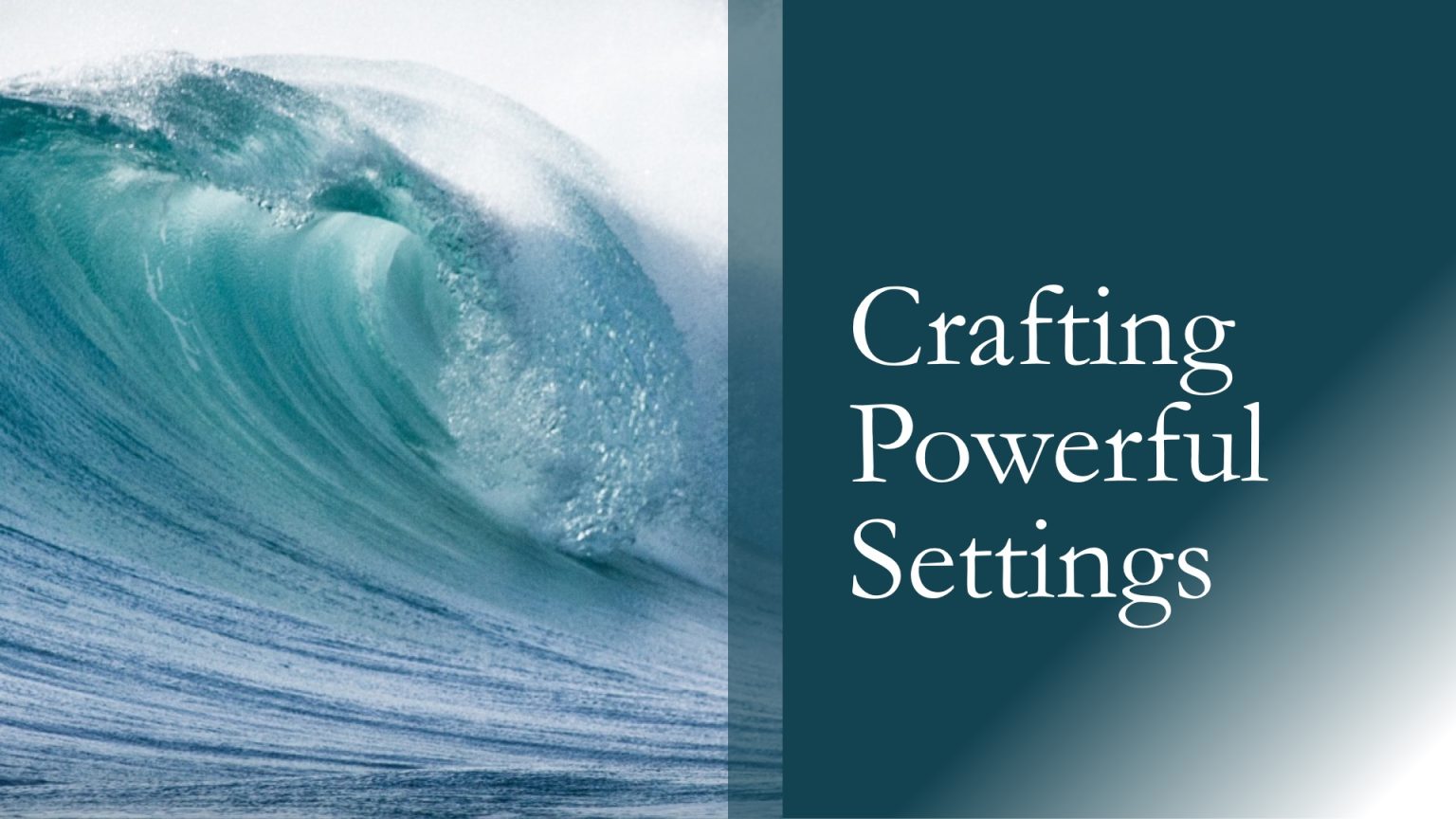 Use Sensory Detail to Bring Setting to Life - C. S. Lakin